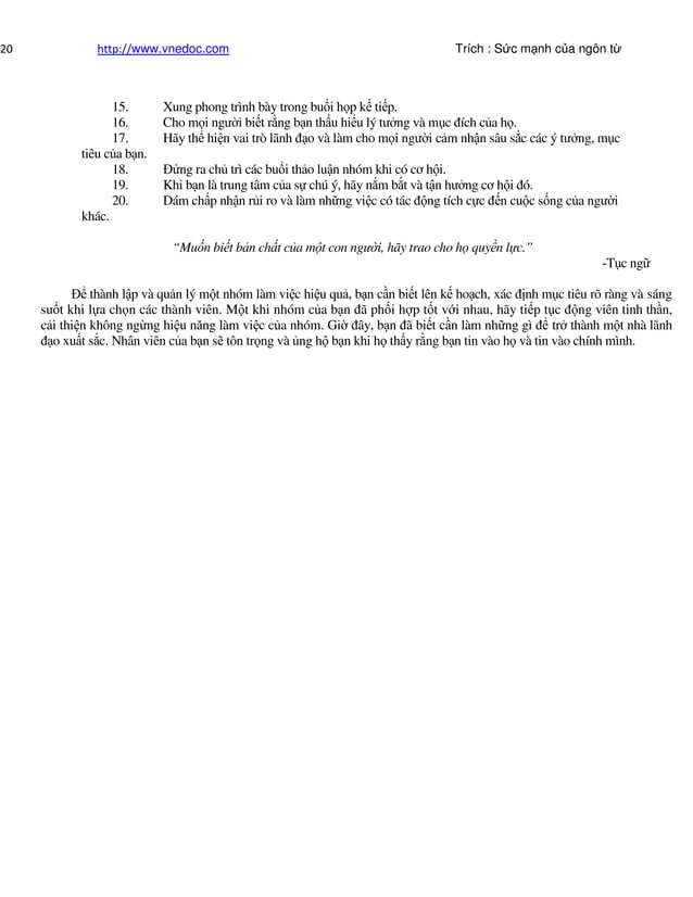 Suc manh cua ngon tu | PDF