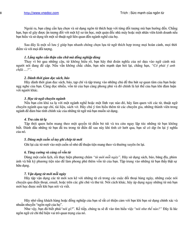 Suc manh cua ngon tu | PDF