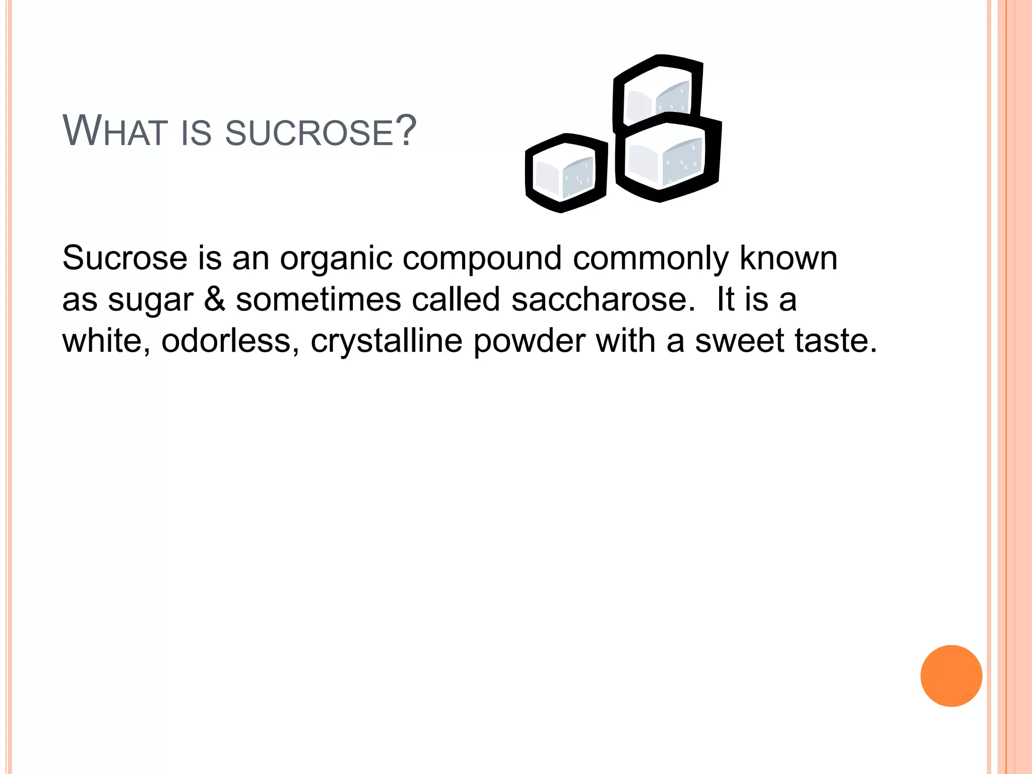 Sucrose | PPTX
