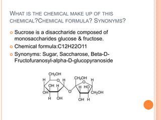 Sucrose | PPTX