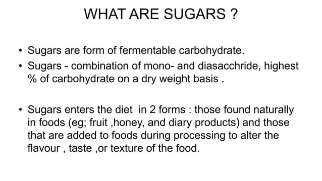 Sucrose as arch criminal of dental caries and dietary studies | PPTX ...