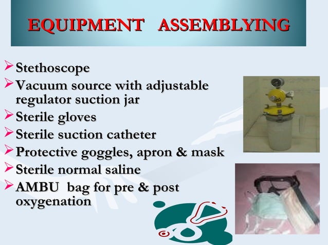 Endo tracheal Suctioning | PPT | Lung and Respiratory Health | Diseases ...