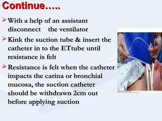 Endo tracheal Suctioning | PPT | Lung and Respiratory Health | Diseases ...