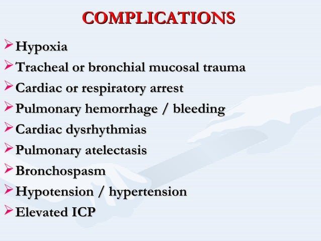 Endo tracheal Suctioning | PPT | Lung and Respiratory Health | Diseases ...