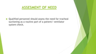 Suctioning | PPTX