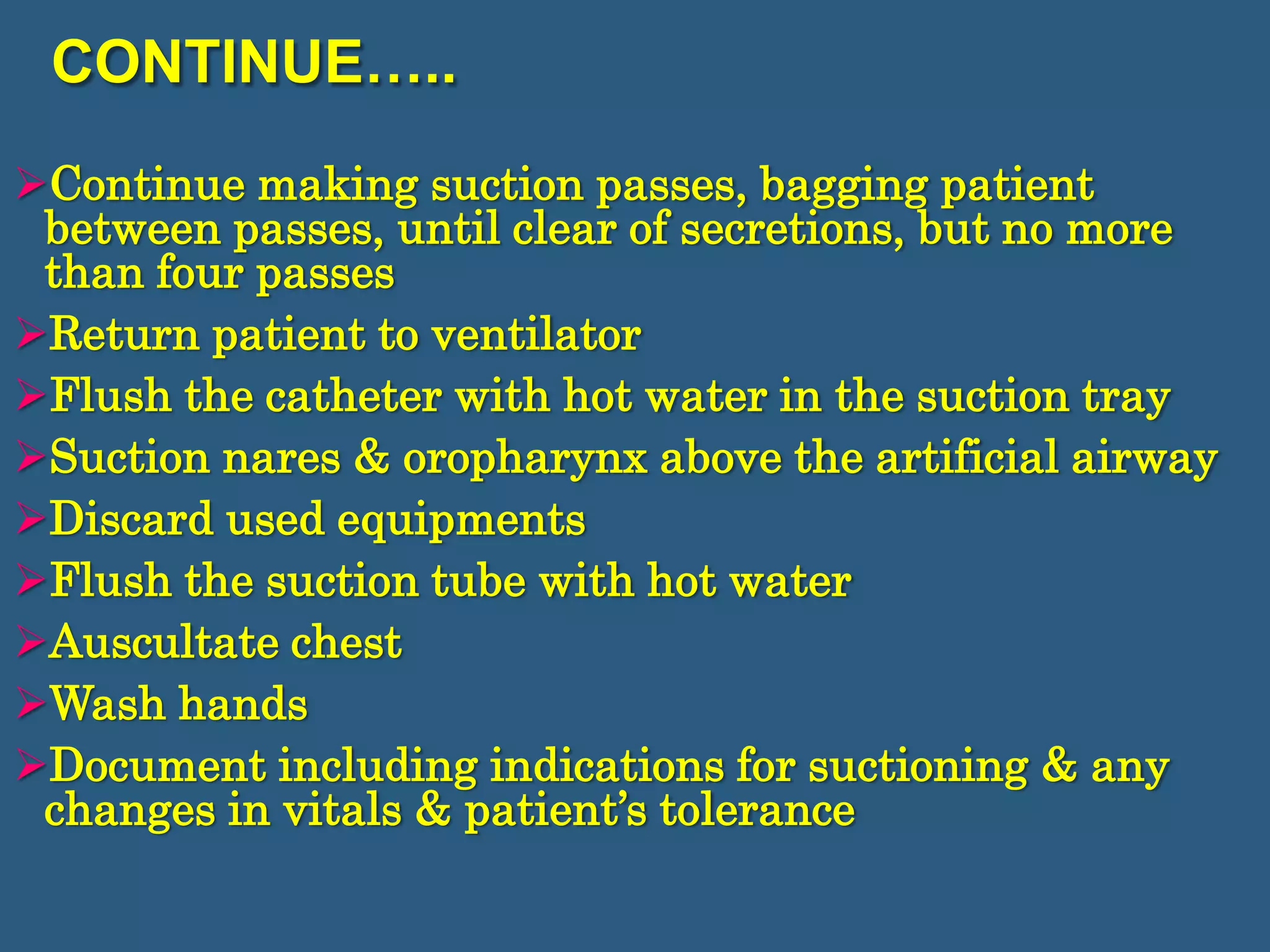 Suction therapy for ICU Patients | PPT