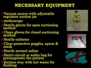 Suction therapy for ICU Patients | PPT
