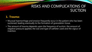 suctioning-211013092839.pptx | First Aid | Injuries