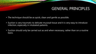 suctioning-211013092839.pptx | First Aid | Injuries