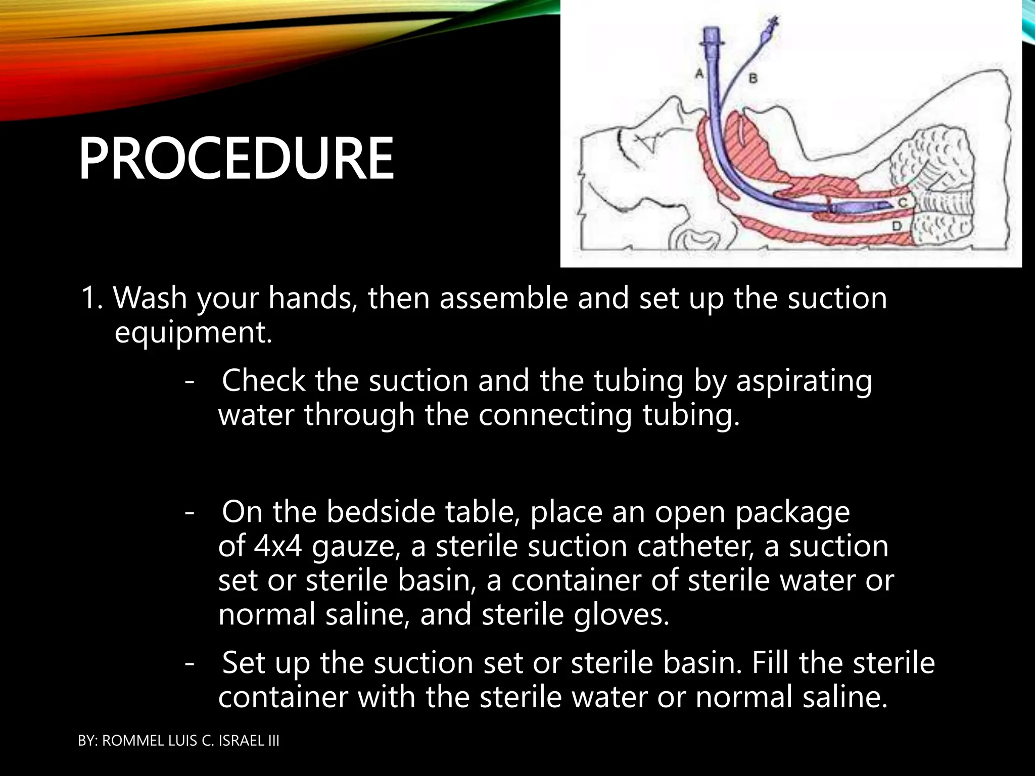SUCTIONING OROPHARYNGEAL AND NASOPHARYNGEAL CAVITIES | PPTX