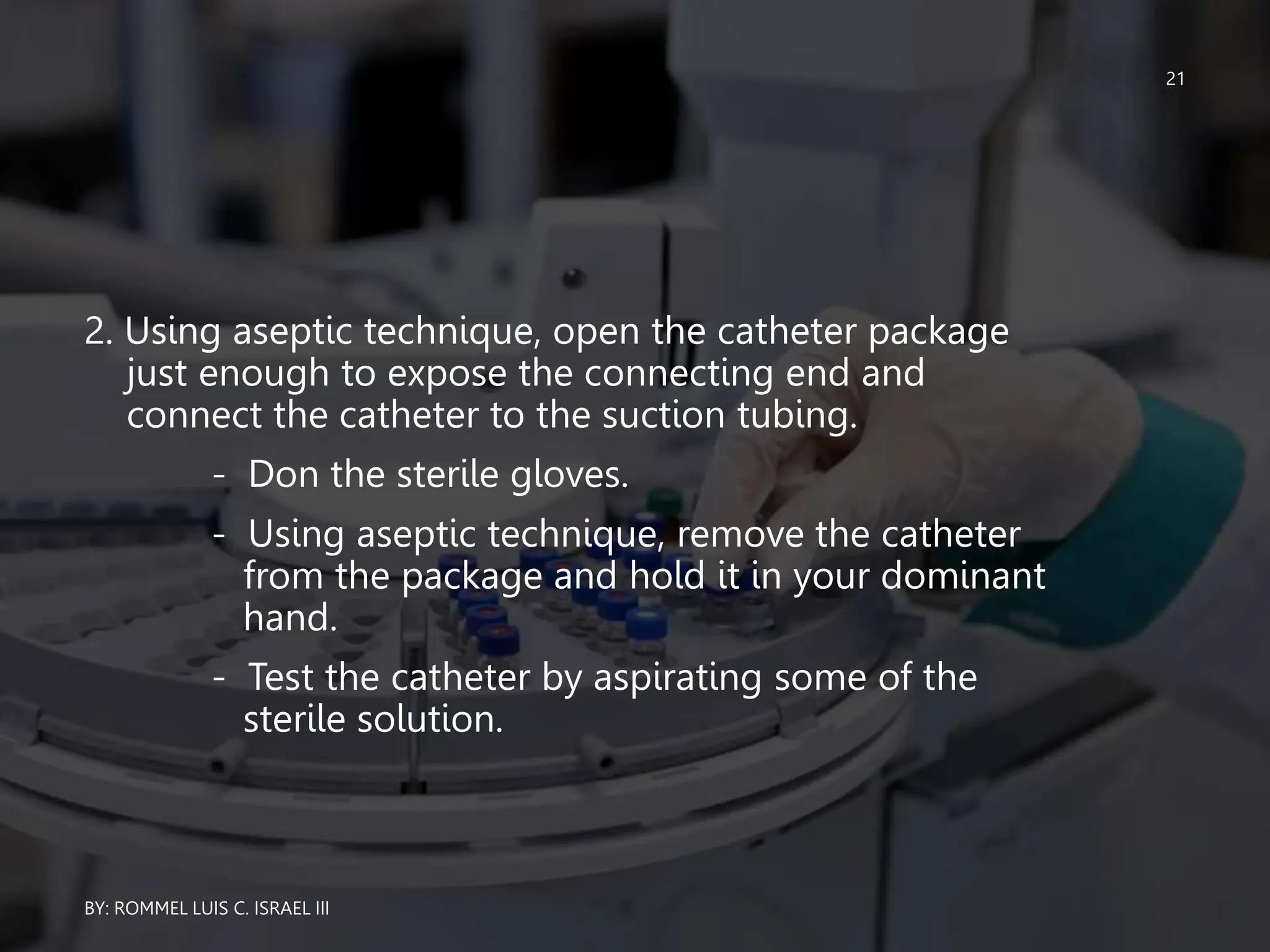 SUCTIONING OROPHARYNGEAL AND NASOPHARYNGEAL CAVITIES | PPTX