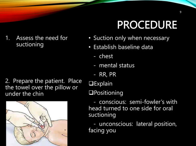 SUCTIONING OROPHARYNGEAL AND NASOPHARYNGEAL CAVITIES | PPTX