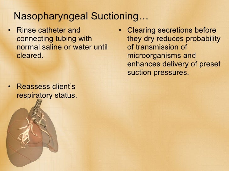 Suctioning Procedure
