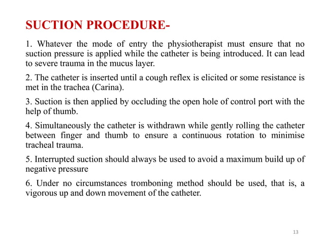 Suctioning | PPTX