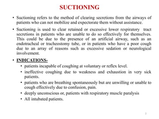 Suctioning | PPTX