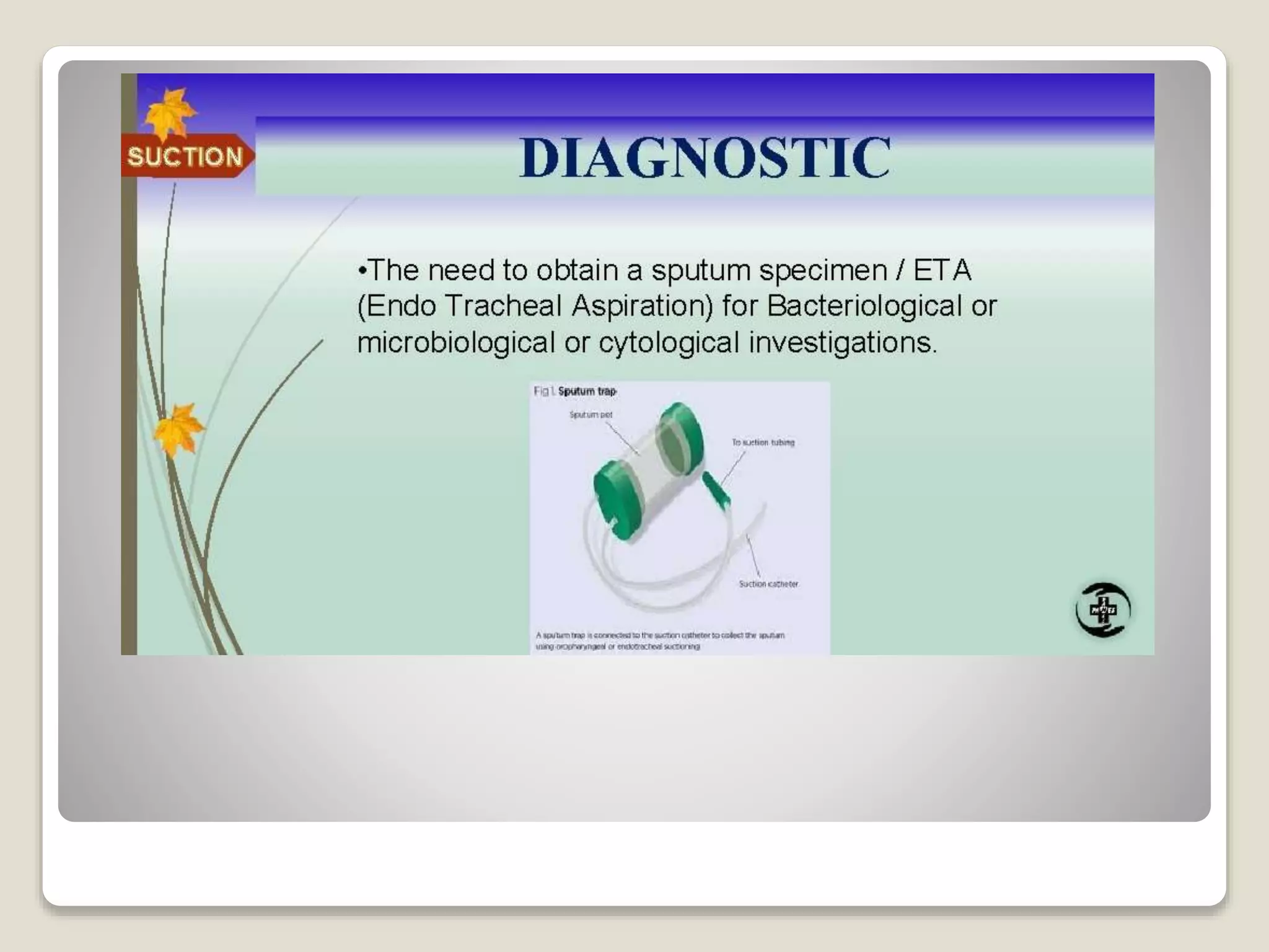 suctioning procedure ppt.pptx | Lung and Respiratory Health | Diseases ...