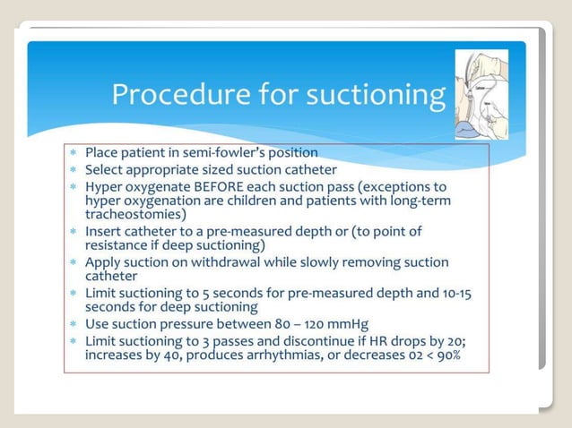 suctioning procedure ppt.pptx | Lung and Respiratory Health | Diseases ...