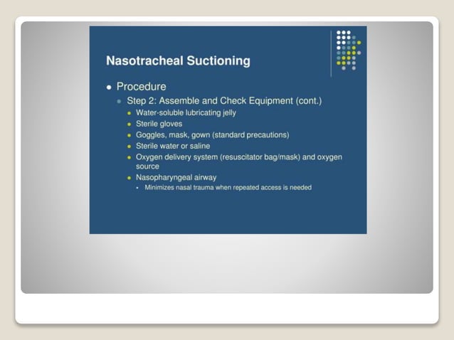 suctioning procedure ppt.pptx | Lung and Respiratory Health | Diseases ...