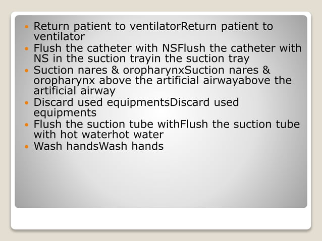 suctioning procedure ppt.pptx | Lung and Respiratory Health | Diseases ...