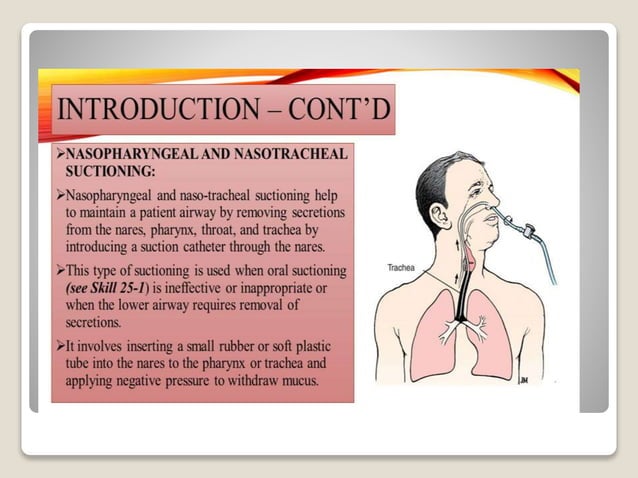 suctioning procedure ppt.pptx | Lung and Respiratory Health | Diseases ...