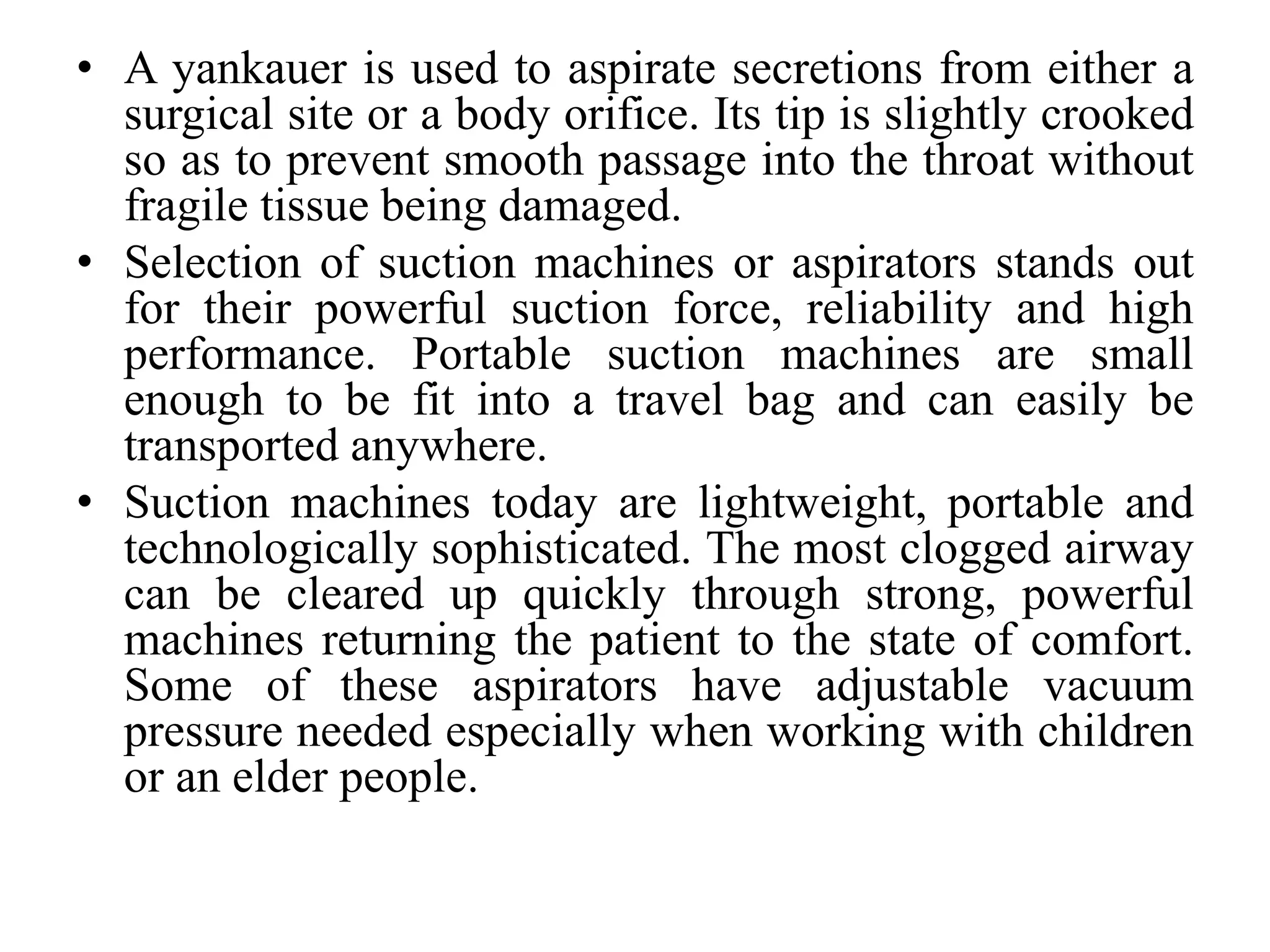 Suction machine.. | PPTX