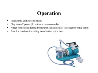 Suction machine.. | PPTX