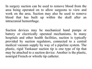 Suction machine.. | PPTX