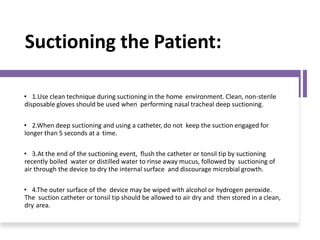 Suction machines- Applications and Maintenance | PPTX