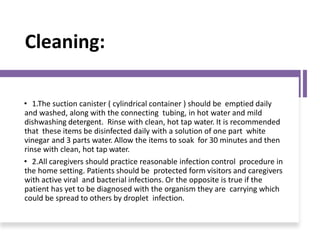 Suction machines- Applications and Maintenance | PPTX