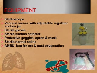 Suctionong | PPTX | Lung and Respiratory Health | Diseases and Conditions