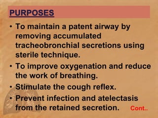 Suctionong | PPTX | Lung and Respiratory Health | Diseases and Conditions