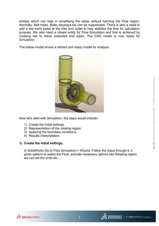 Use of Flow Simulation in designing a Suction Pump | PDF