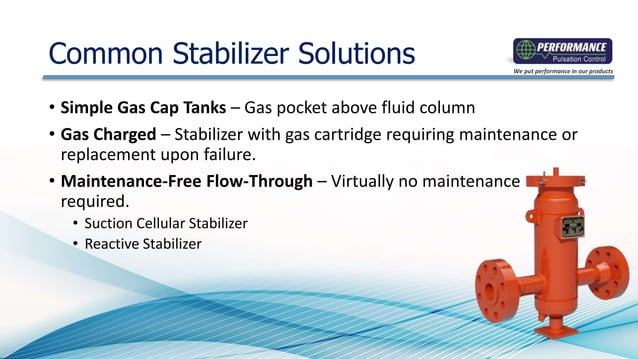 Suction Stabilizers for Pulsation Control | PPT