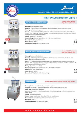 Suction Unit Catalogue | PDF