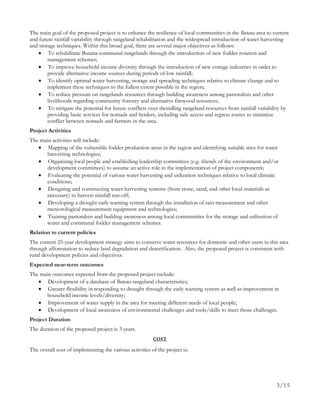 Sudan SUDAN: NAPA PROJECT PROFILE | PDF