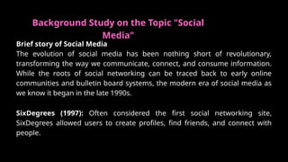 negative effects of social media in day today life | PPTX