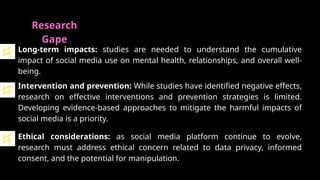 negative effects of social media in day today life | PPTX