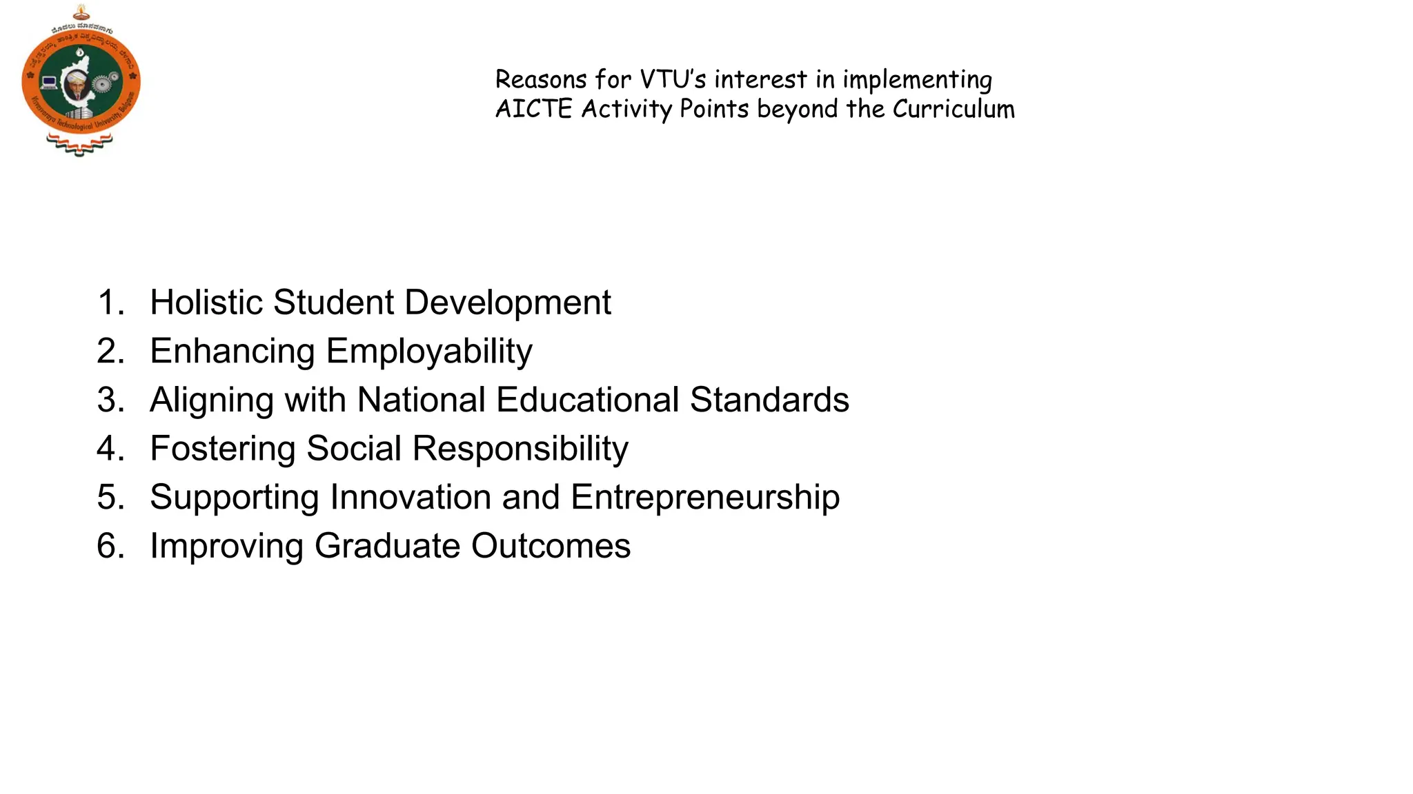 Sudarshana Reddy Sir - Role of VTU .pptx