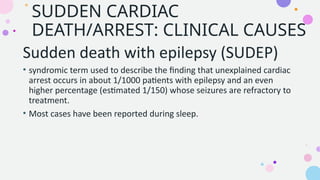 Comprehensive Overview of Sudden Cardiac Arrest and Death Syndromes | PPTX