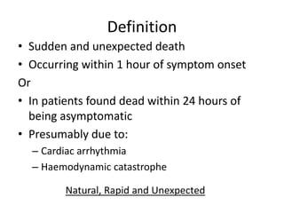 Sudden cardiac death | PPT