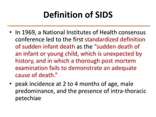 Sudden Infant Death Syndrome | PPT