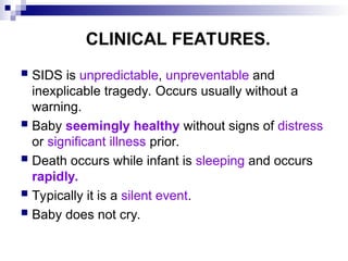 SUDDEN INFANT DEATH SYNDROME Forensic.ppt