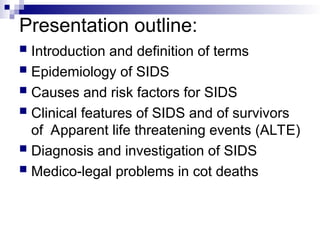 SUDDEN INFANT DEATH SYNDROME Forensic.ppt