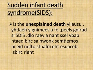 Sudden infant death syndrome (SIDS).pptx