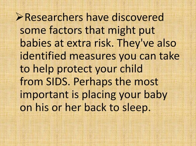 Sudden infant death syndrome (SIDS).pptx
