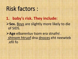 Sudden infant death syndrome (SIDS).pptx