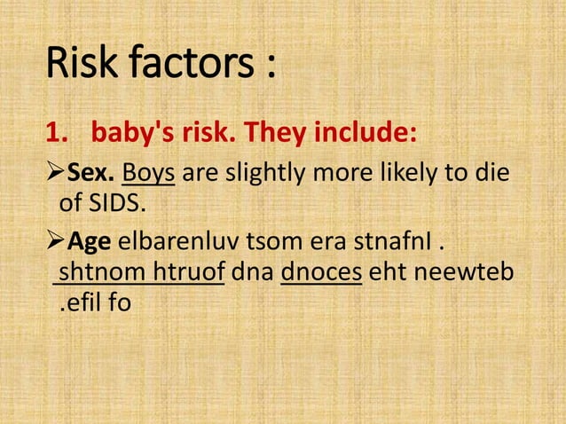Sudden infant death syndrome (SIDS).pptx