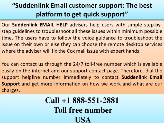 Suddenlink Email Tech support