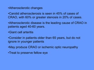 Sudden loss of vision IN A PATIENT ACUTELY | PPT