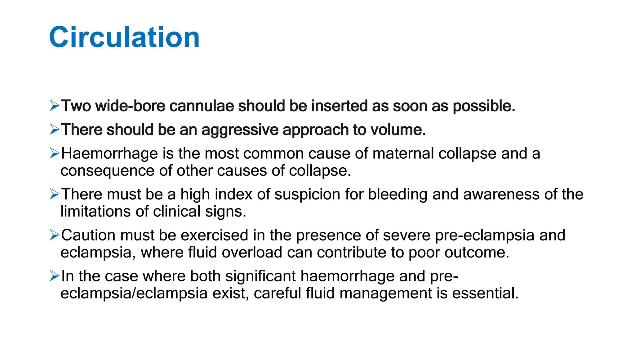 Sudden Maternal Collapse - Understanding Causes and Emergency ...